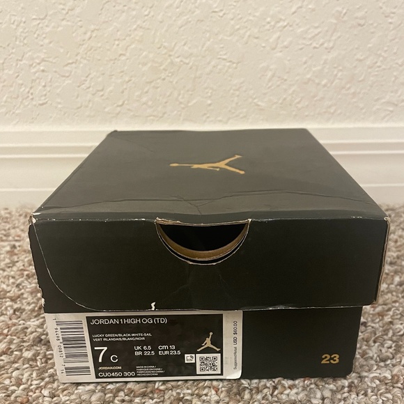 Jordan | Shoes | Jordan Retro High Og Lucky Green 7c | Poshmark